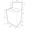 Adjustable Quarter Pallet Bin Display - Meridian Display