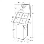 4 Pocket Reversible Display - Meridian Display
