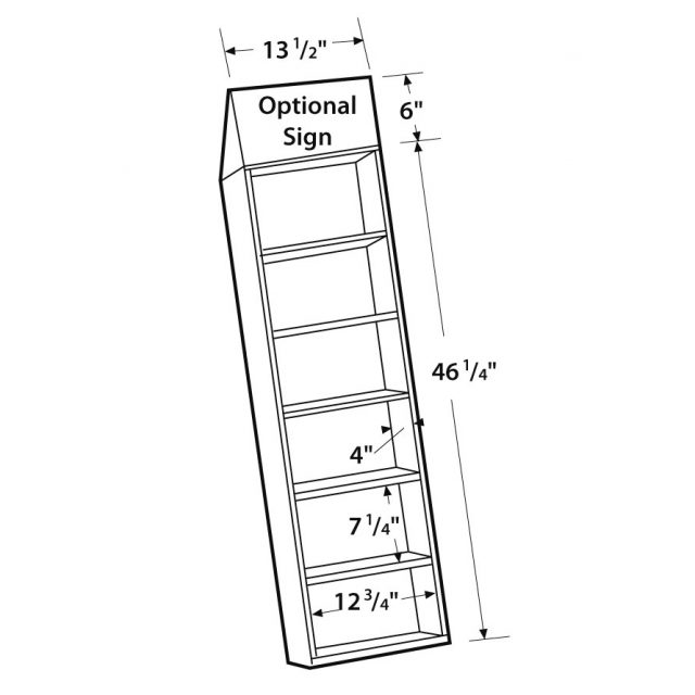 Side Wing and Power Panel Corrugated Displays for Sale